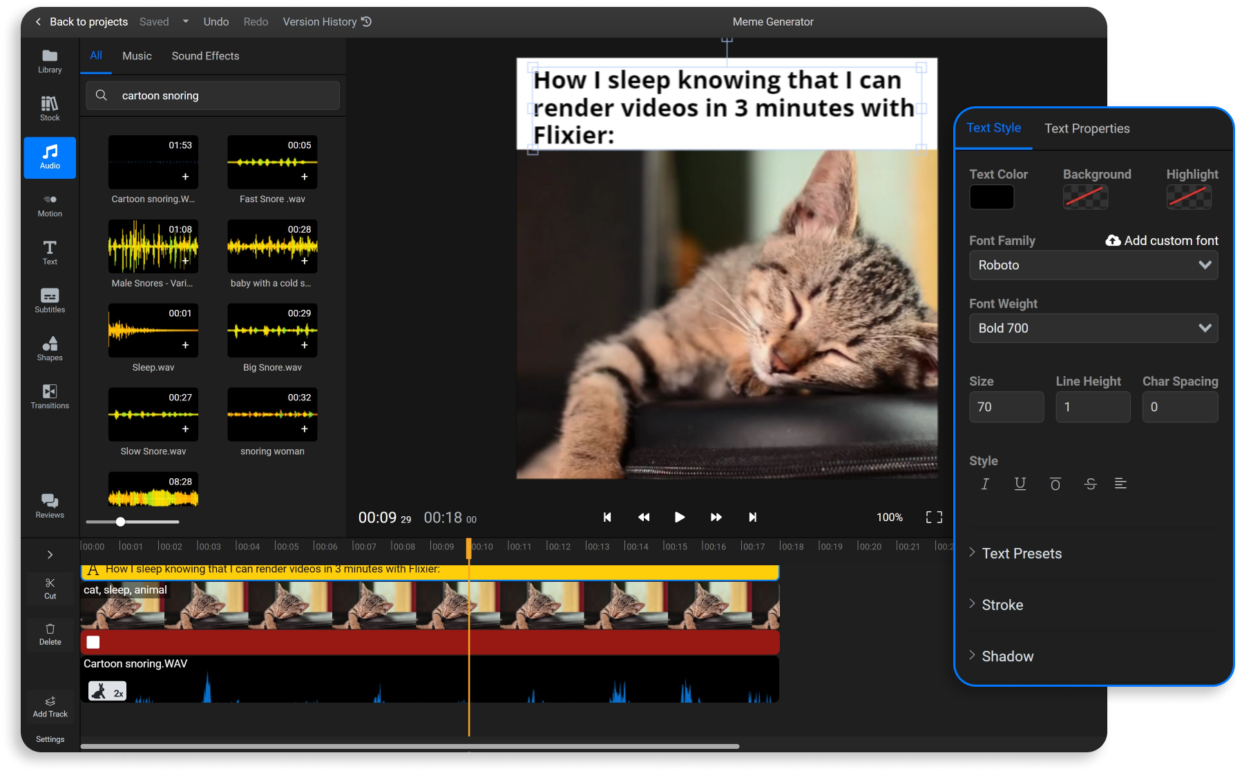 Meme Generator - Make Meme Videos in Your Browser - Flixier