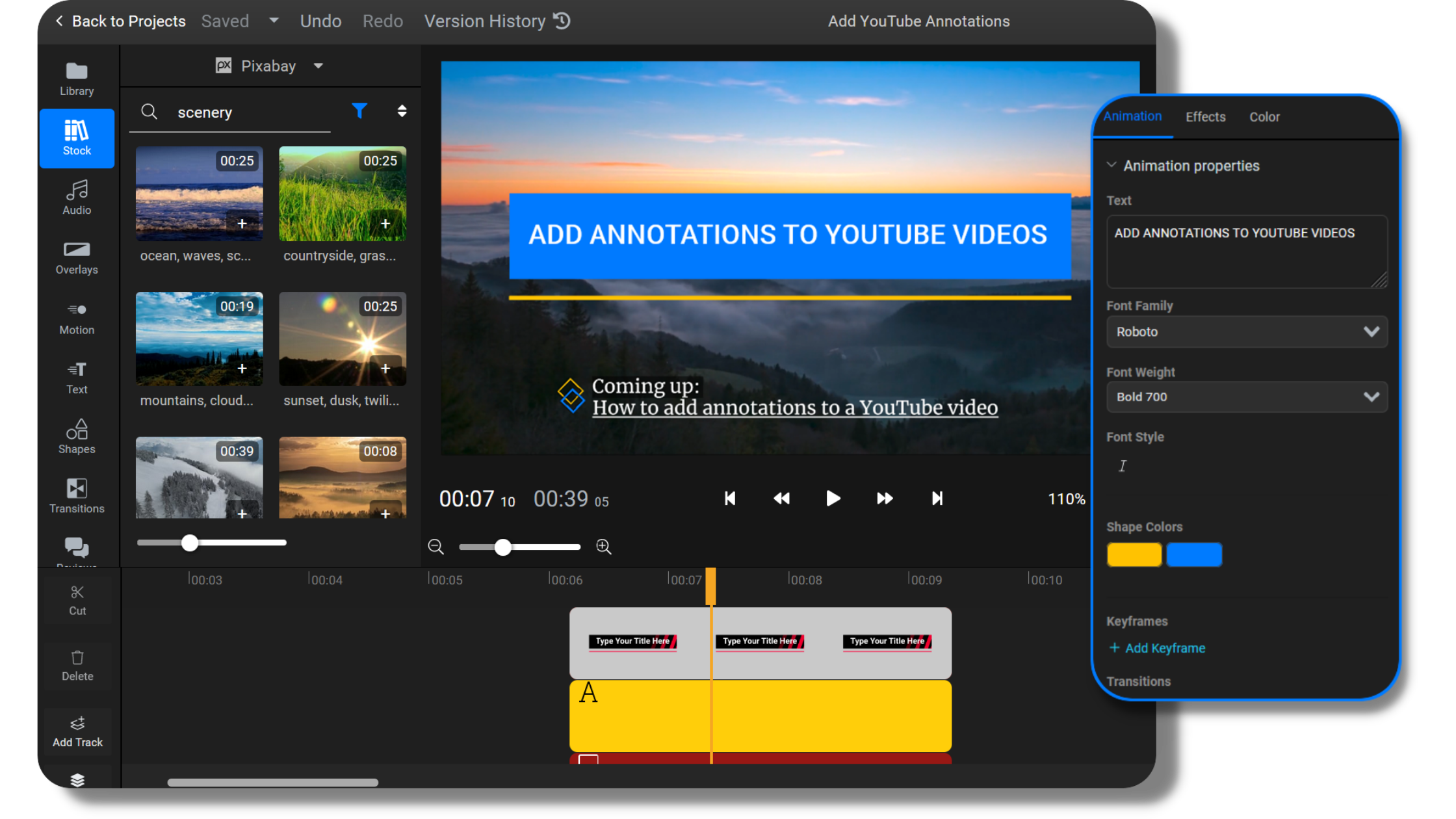Add Annotation to YouTube Video | Fast Online YouTube Annotations | Flixier