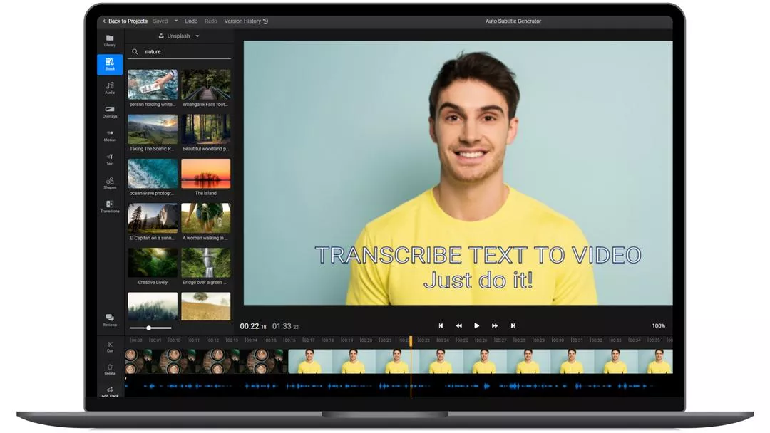 MP4 to text | An easy to use online MP4 transcription tool - Flixier