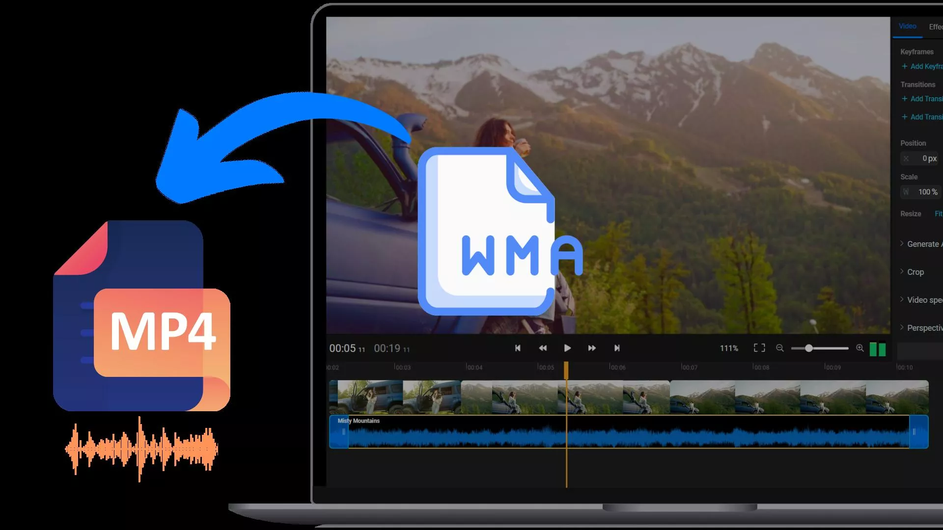 Convert WMA to MP4 online - Flixier Convert WMA to MP4 online - Flixier