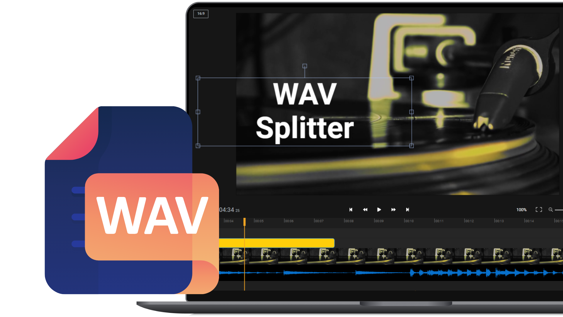 WAV Splitter - Split WAV files online - No Downloads Required - Flixier