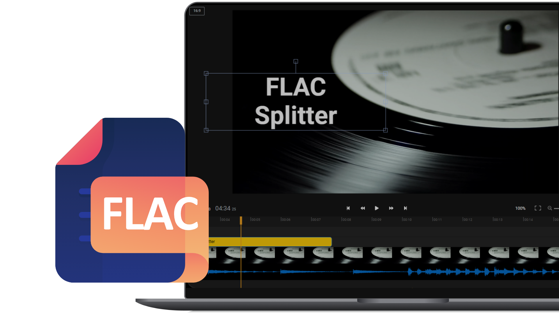 Split FLAC audio files with Flixier’s Online Editor - Flixier