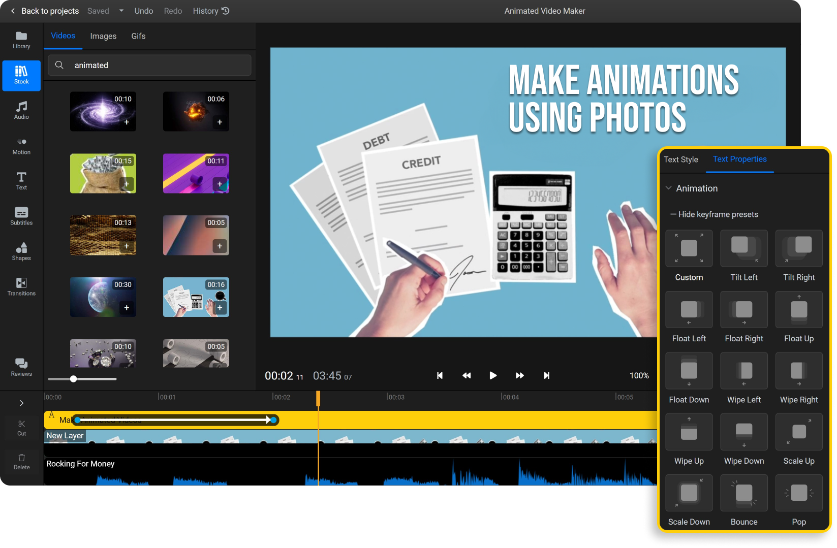 Photo Animation Maker - Animate Images Online - Flixier