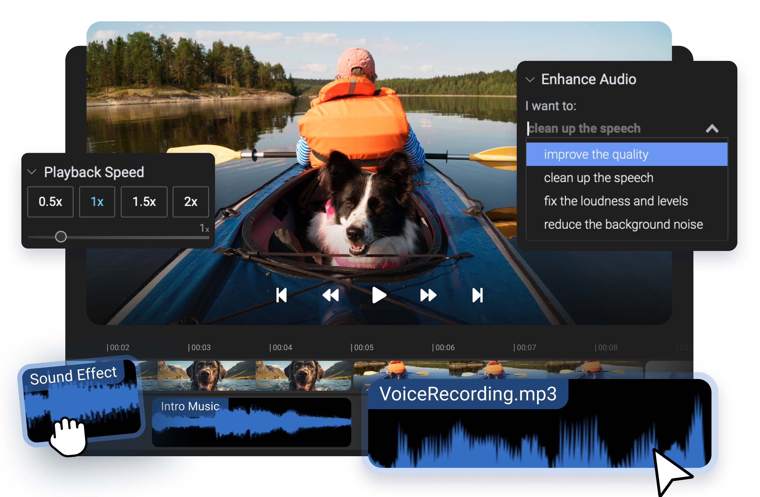 Online Audio Editor | Easy to use | Fast and Powerful - Flixier