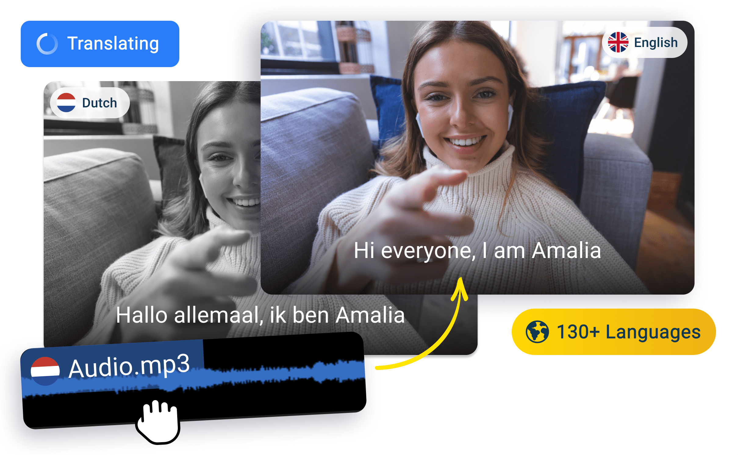 Translate Dutch to English - Easy & Fast Online Audio Translator - Flixier