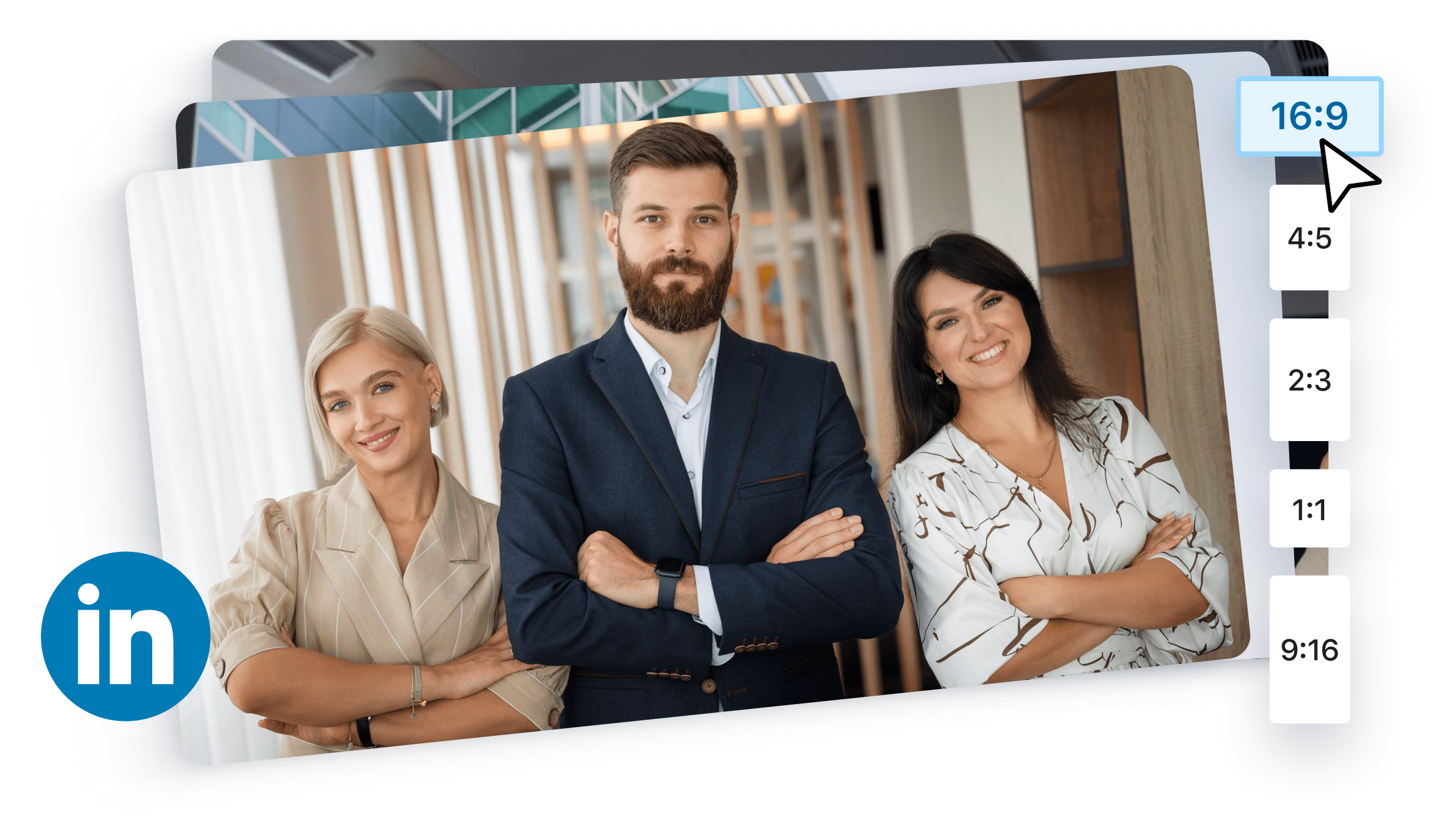 Try out this premium LinkedIn video maker | Fast & friendly - Flixier