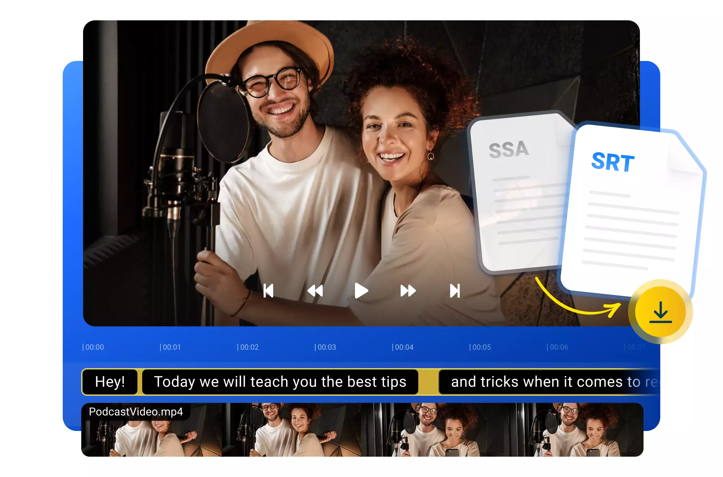 SSA to SRT Converter | Online Subtitle Converter - Flixier