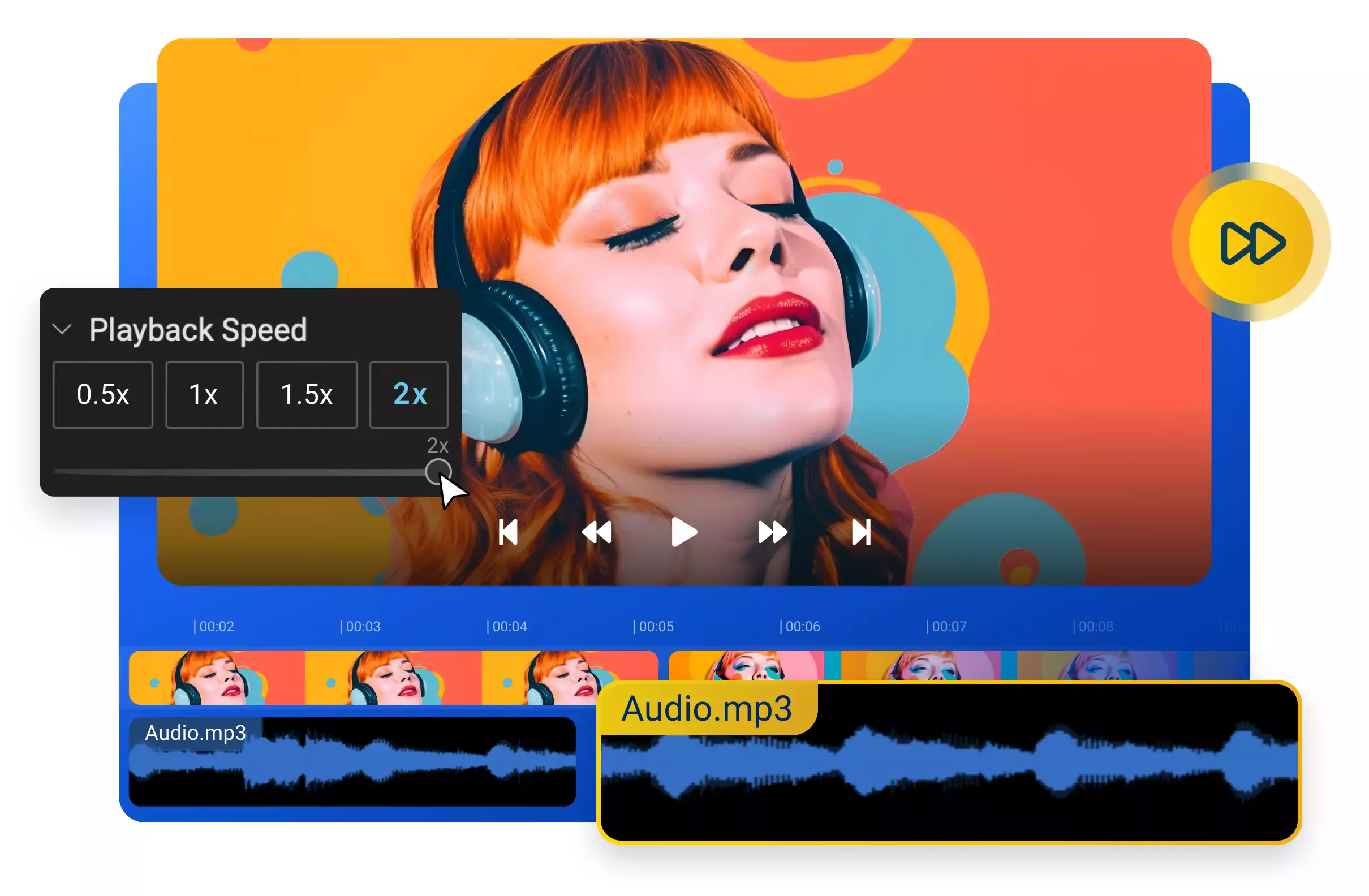 Speed Up MP3 Online | Cut, Trim, Enhance & Edit Audio Tracks - Flixier
