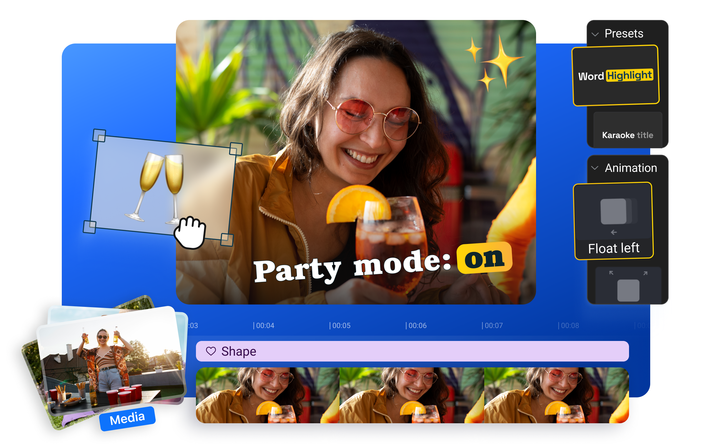 Animated Stickers Maker | Create Animated Stickers Online - Flixier