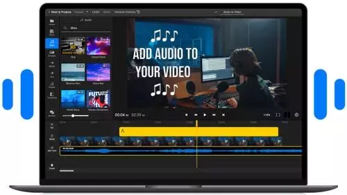 Add Audio to Video | Fastest Online Video Editor | Flixier