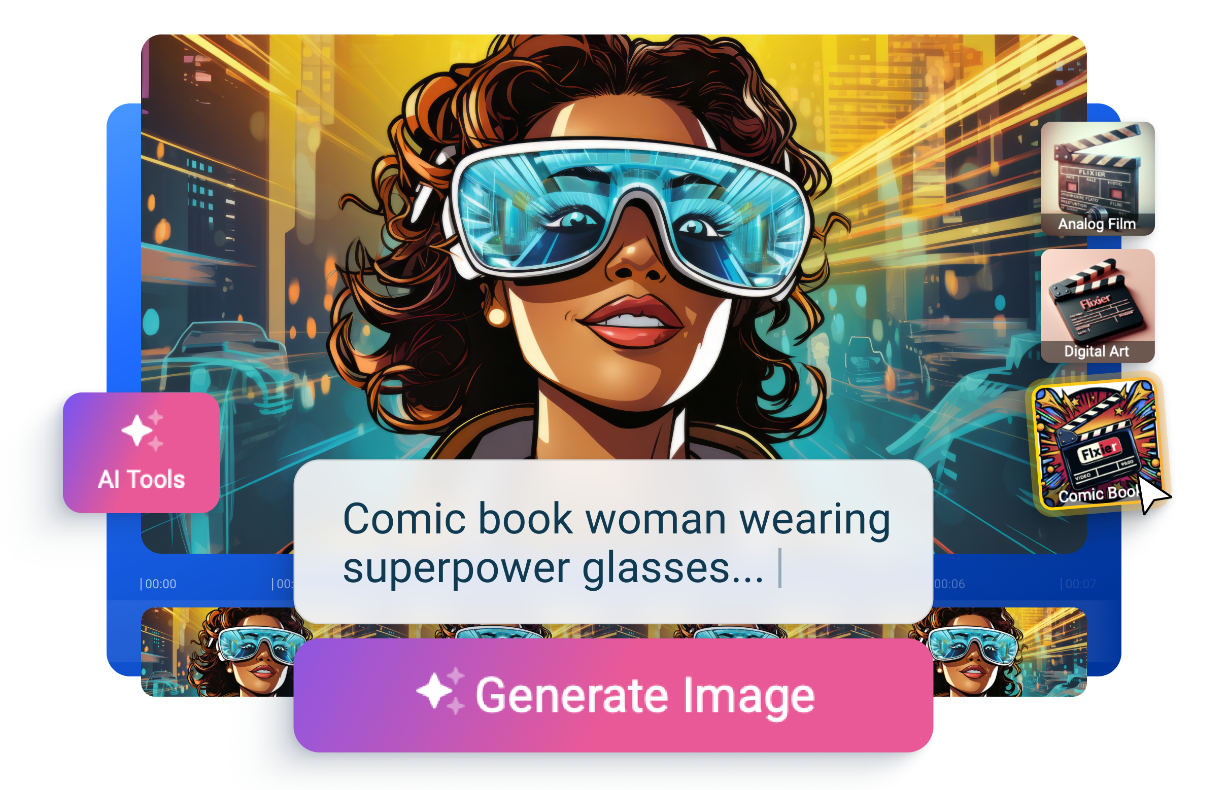 AI Comic Generator | Create Comics Using AI - Flixier