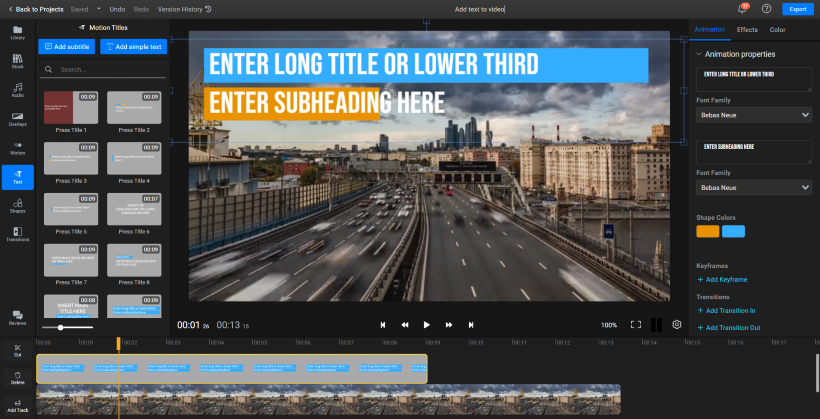 Add text to MP4 videos online | No downloads or installs required - Flixier