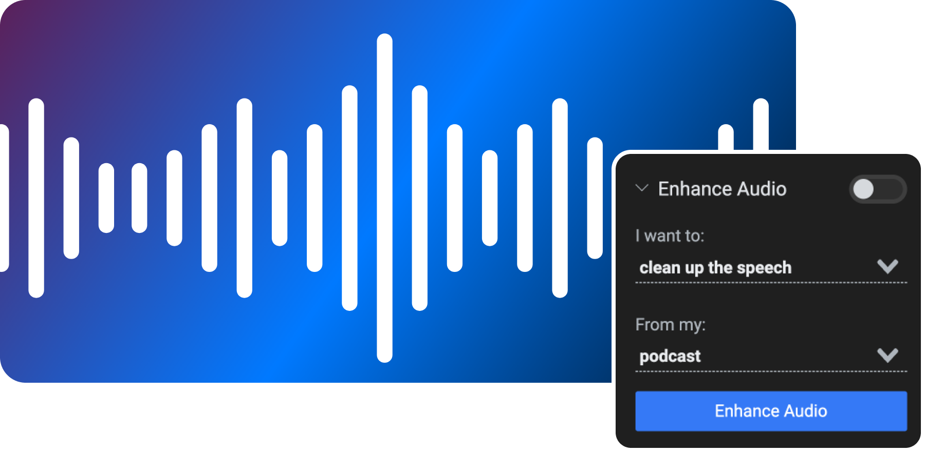 Clean Audio Online - Improve Video & Audio Recordings Easily - Flixier