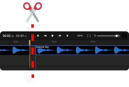 Audio Cutter Online | Trim & Cut Any Audio Format - Flixier