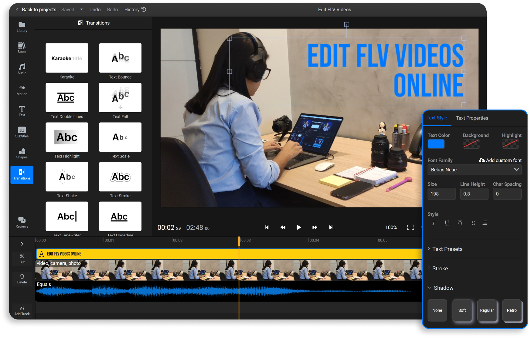 FLV Video Editor | Edit FLV Files Online With Ease - Flixier