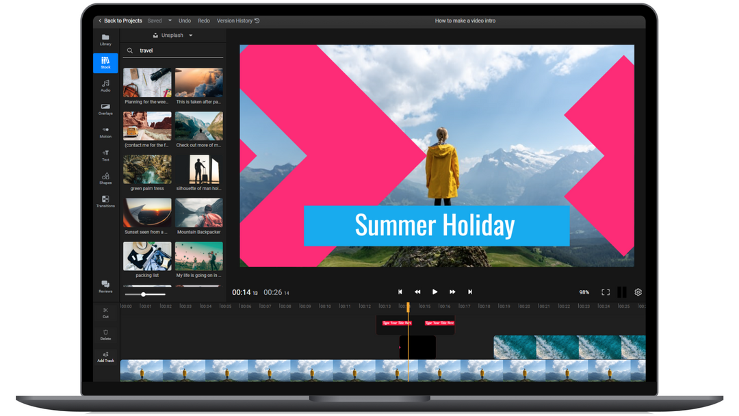 How to make an intro | Easy, fast, online | Flixier