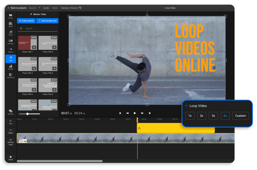 Repeat and Loop Videos Online | Fast & Simple Video Looper - Flixier