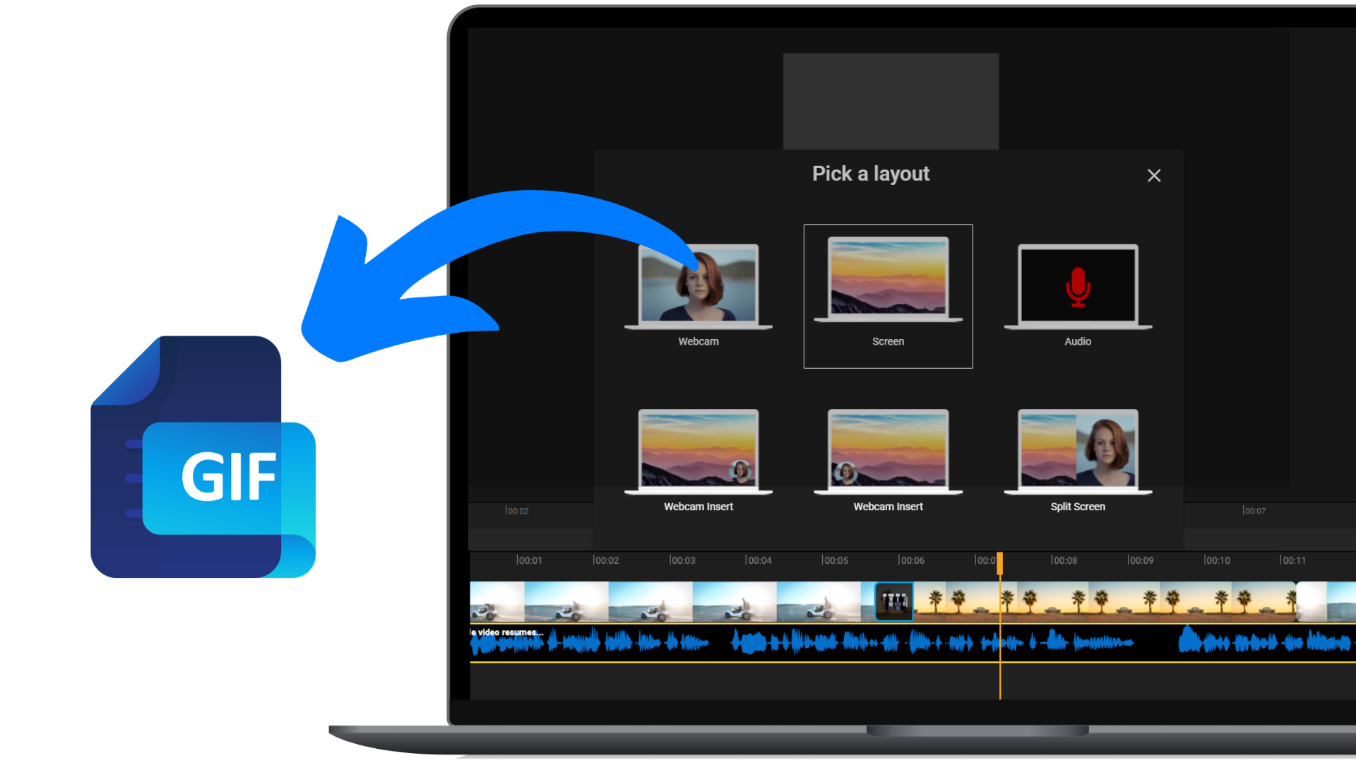 Create Animated GIFs from Screen Captures - Flixier