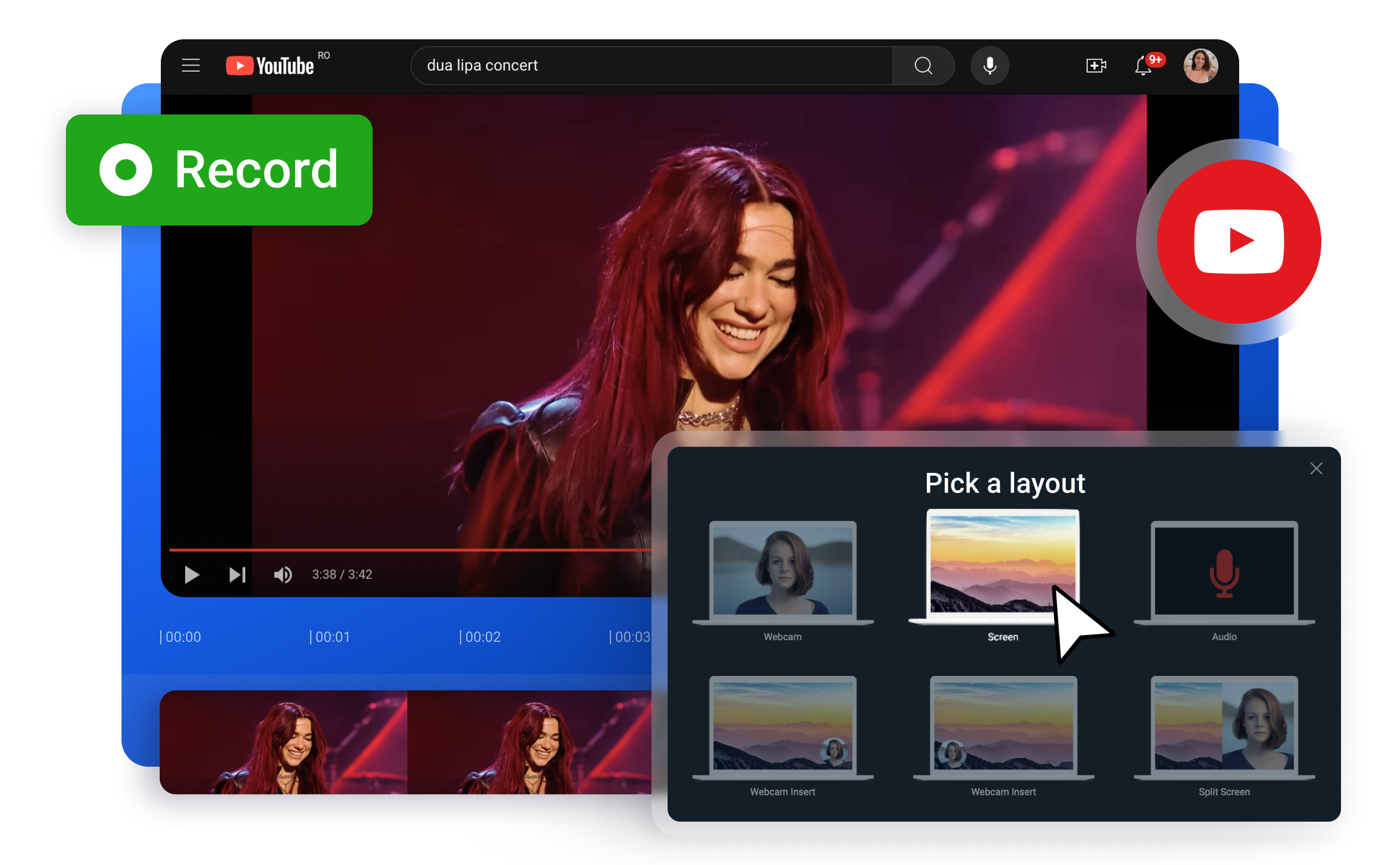 YouTube Recorder | Record Your Screen & Edit Online - Flixier