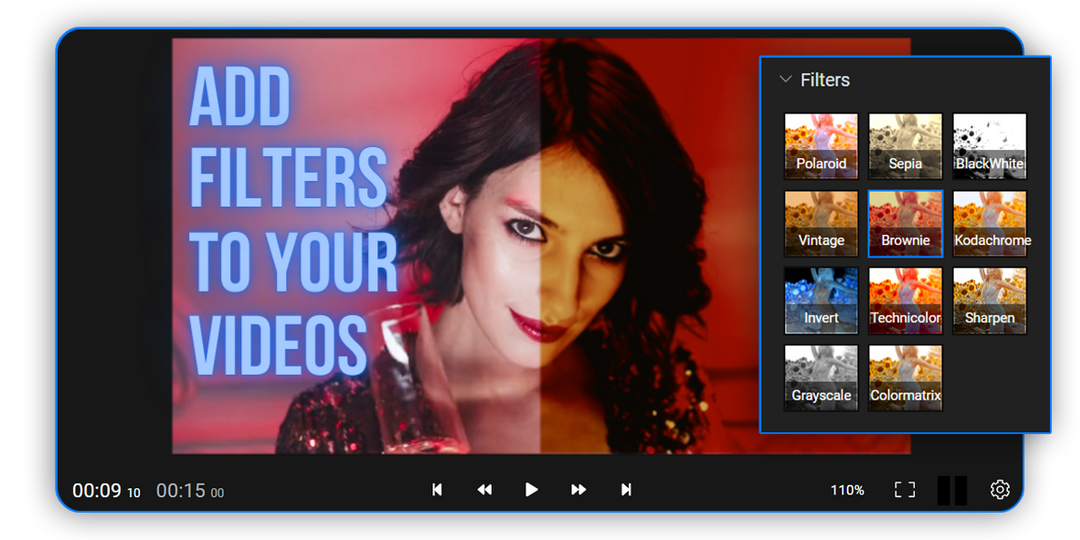 Add filters to your videos online | Free & Easy | No installs - Flixier