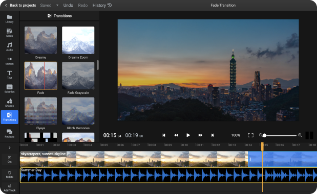 Add Fade Effects to Your Video Online - No Installs Required - Flixier