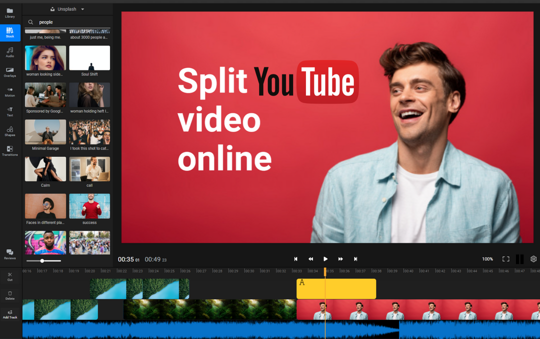 YouTube Video Splitter | Split YouTube videos in your browser | Flixier