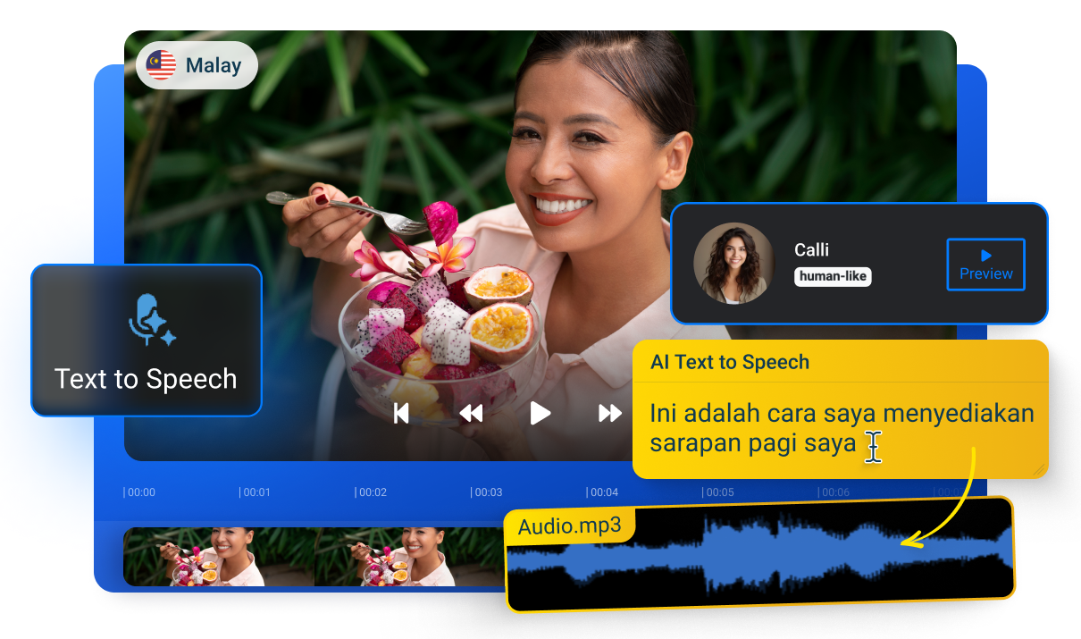 Online Malay Text to Speech Generator | Fast & Accurate - Flixier