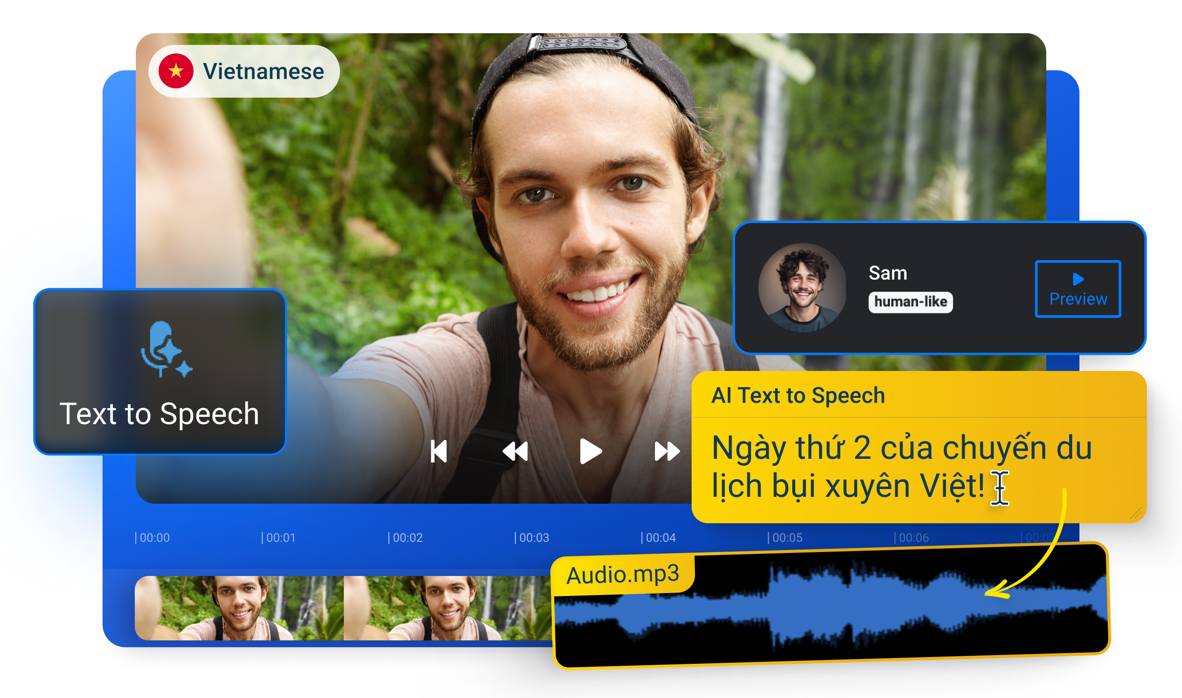 Accurate Vietnamese Text to Speech Generator | Online & Easy - Flixier