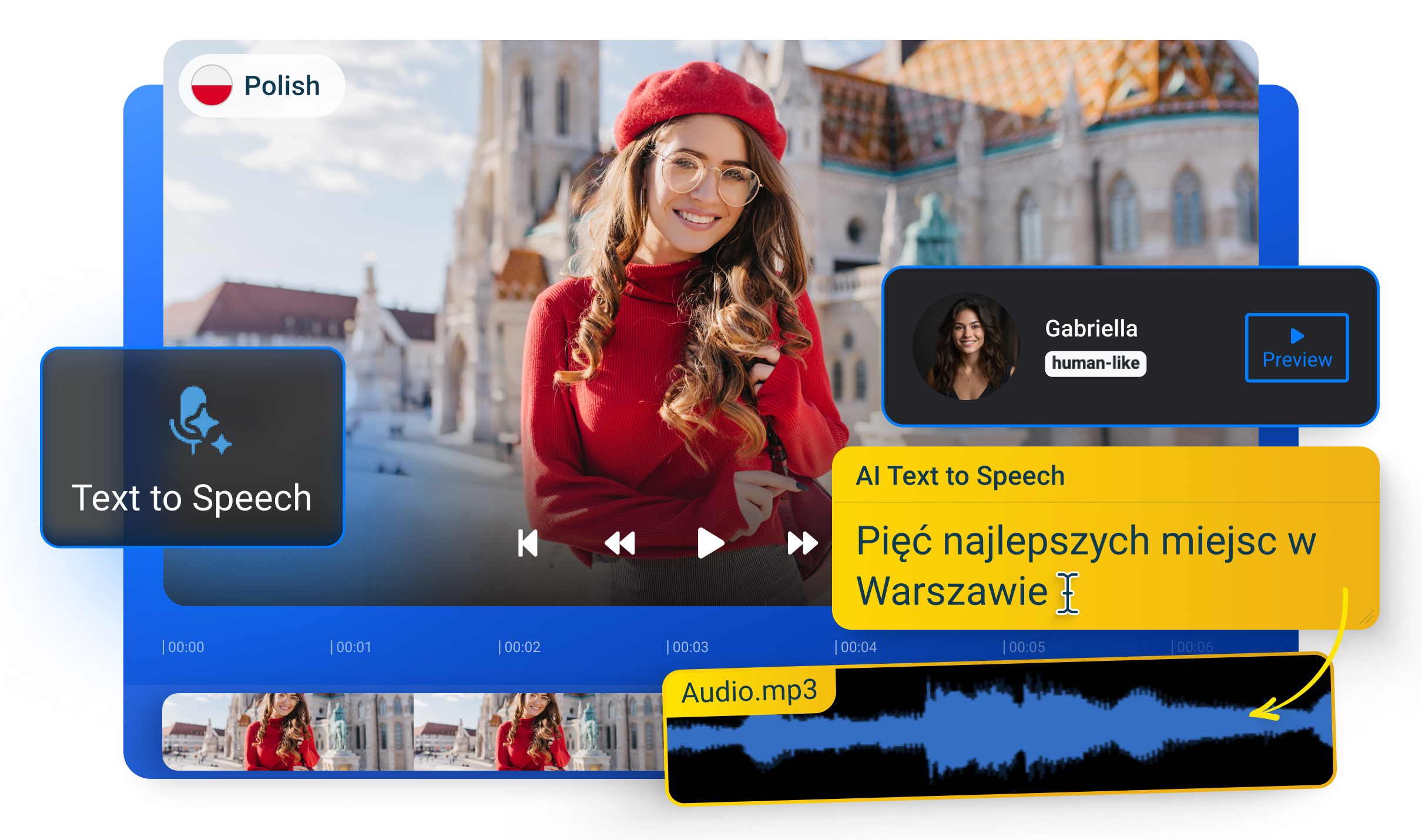 Text to Speech Polish | Online Voice Generator | Flixier