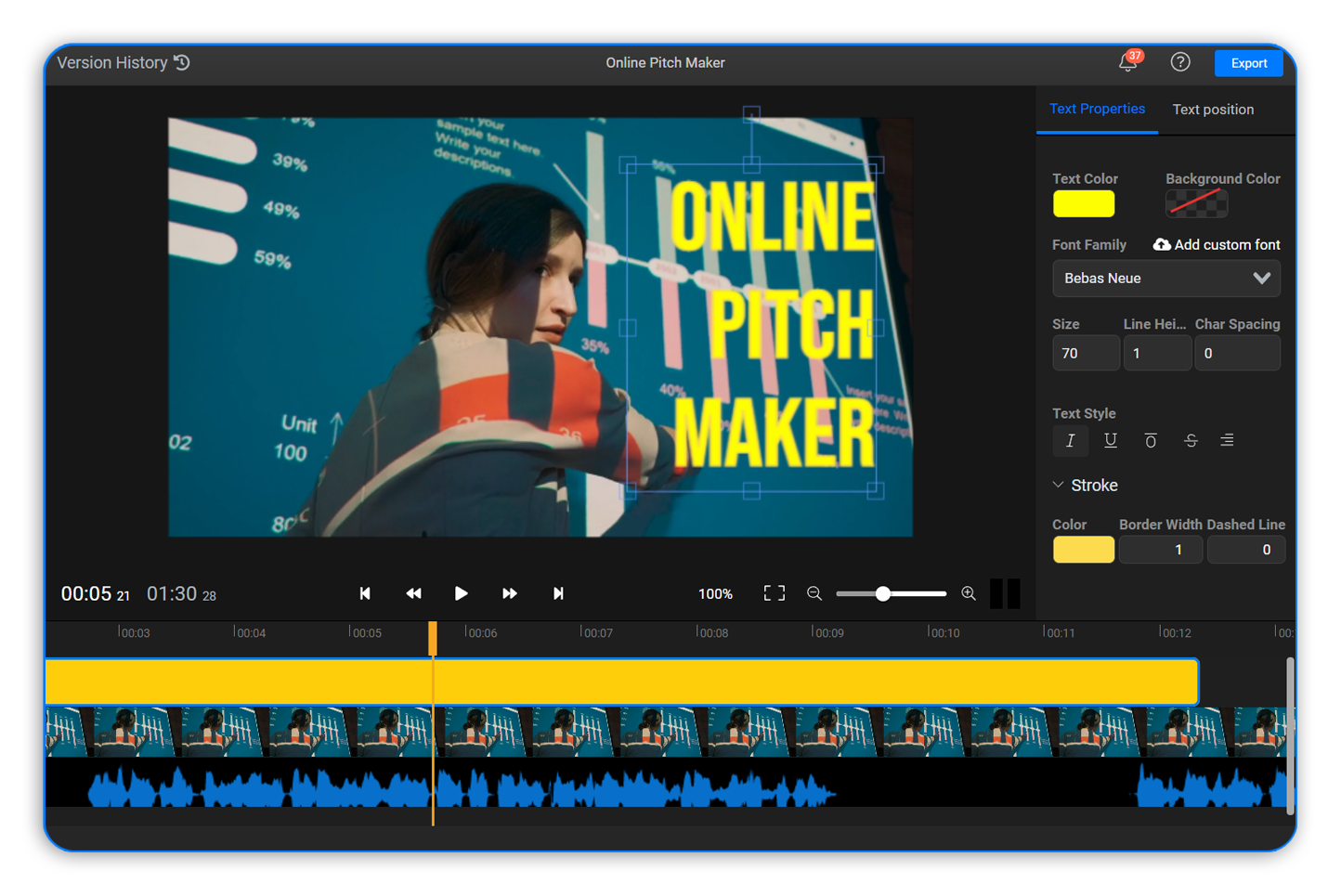 Pitch Maker Online | Create Engaging Video Pitch Decks Easily - Flixier