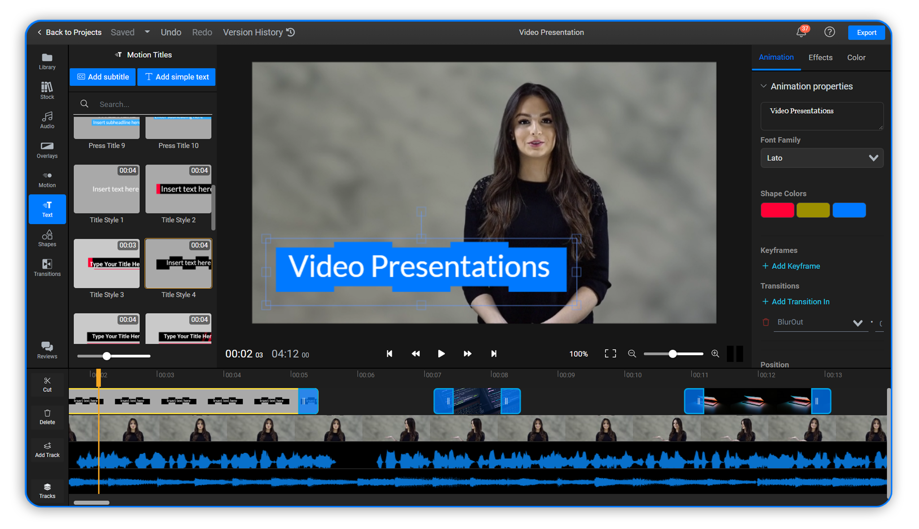 Video Presentation Maker | Make Beautiful Presentations | Flixier