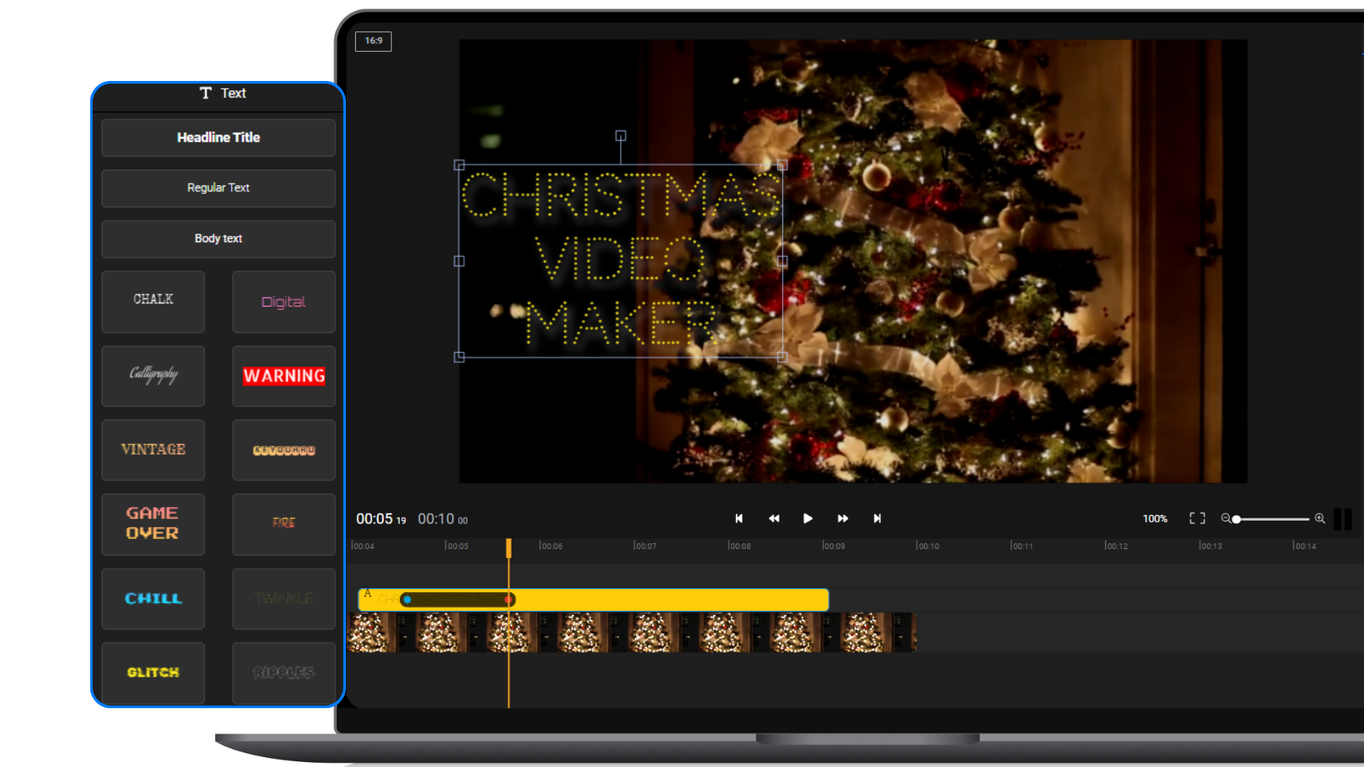Christmas Video Maker - Celebrate with our Xmas video maker - Flixier