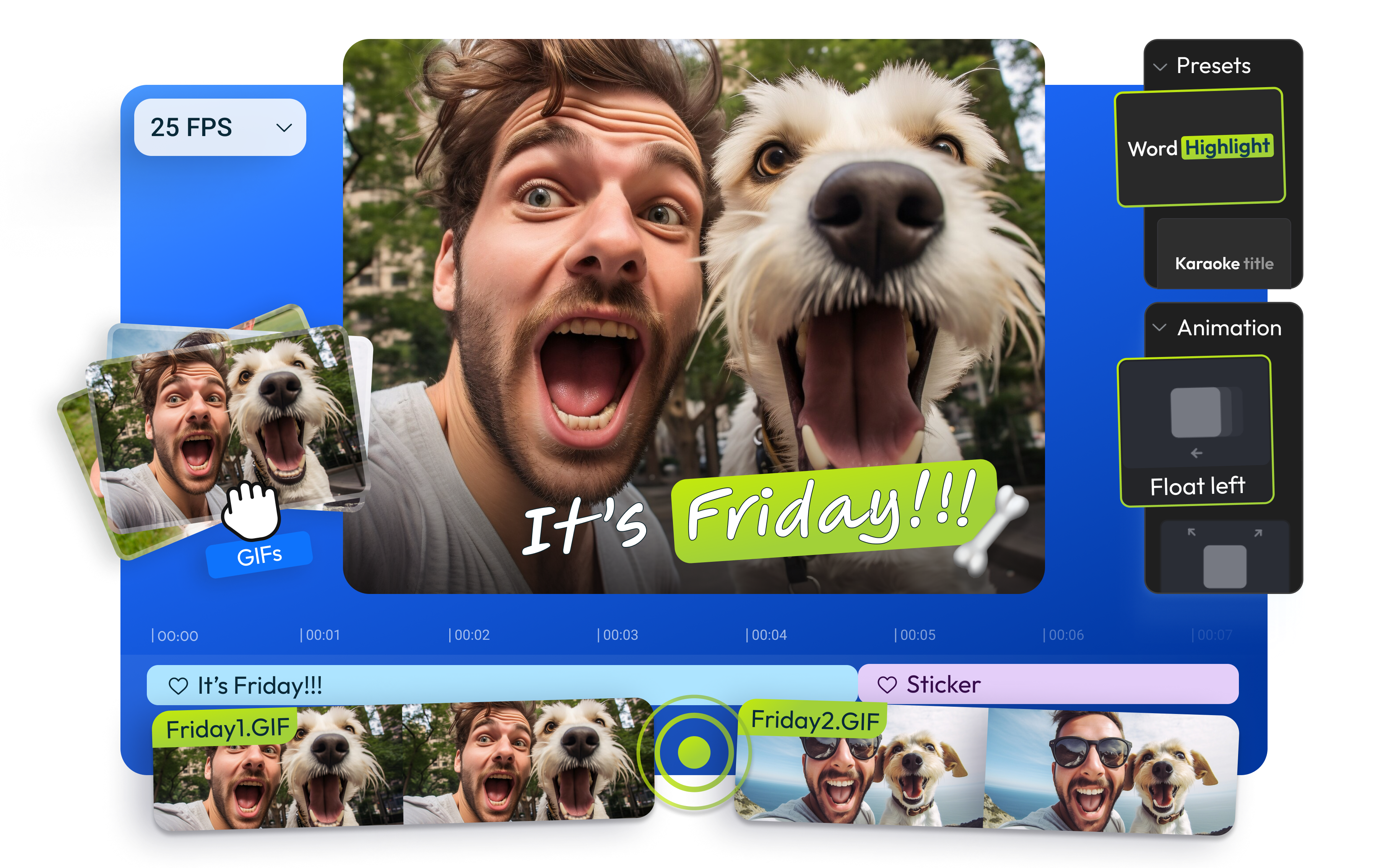 Combine GIFs Online | Merge Multiple Animated Images - Flixier
