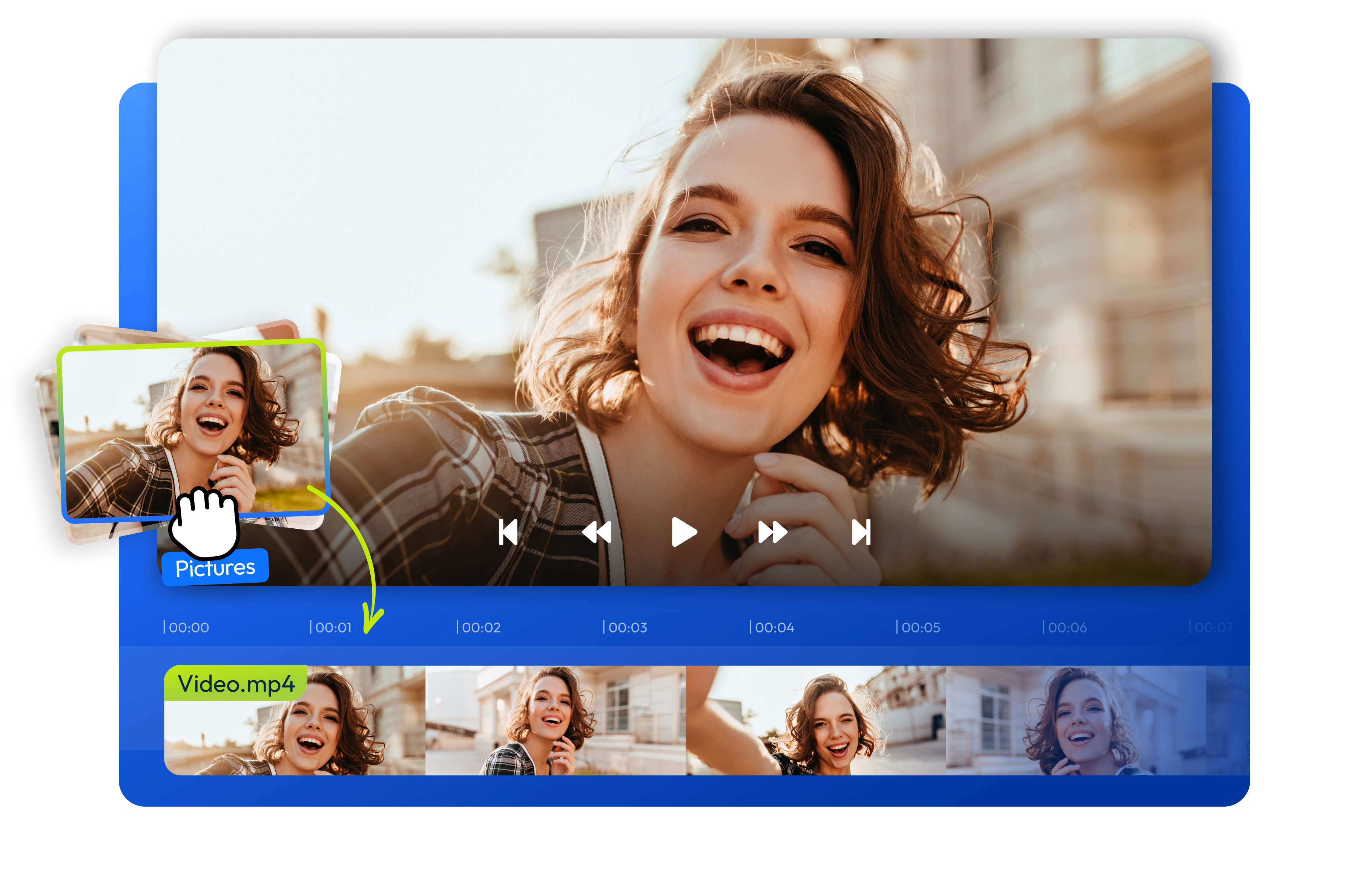 Photo Video Maker Online | Make a Video with Pictures - Flixier