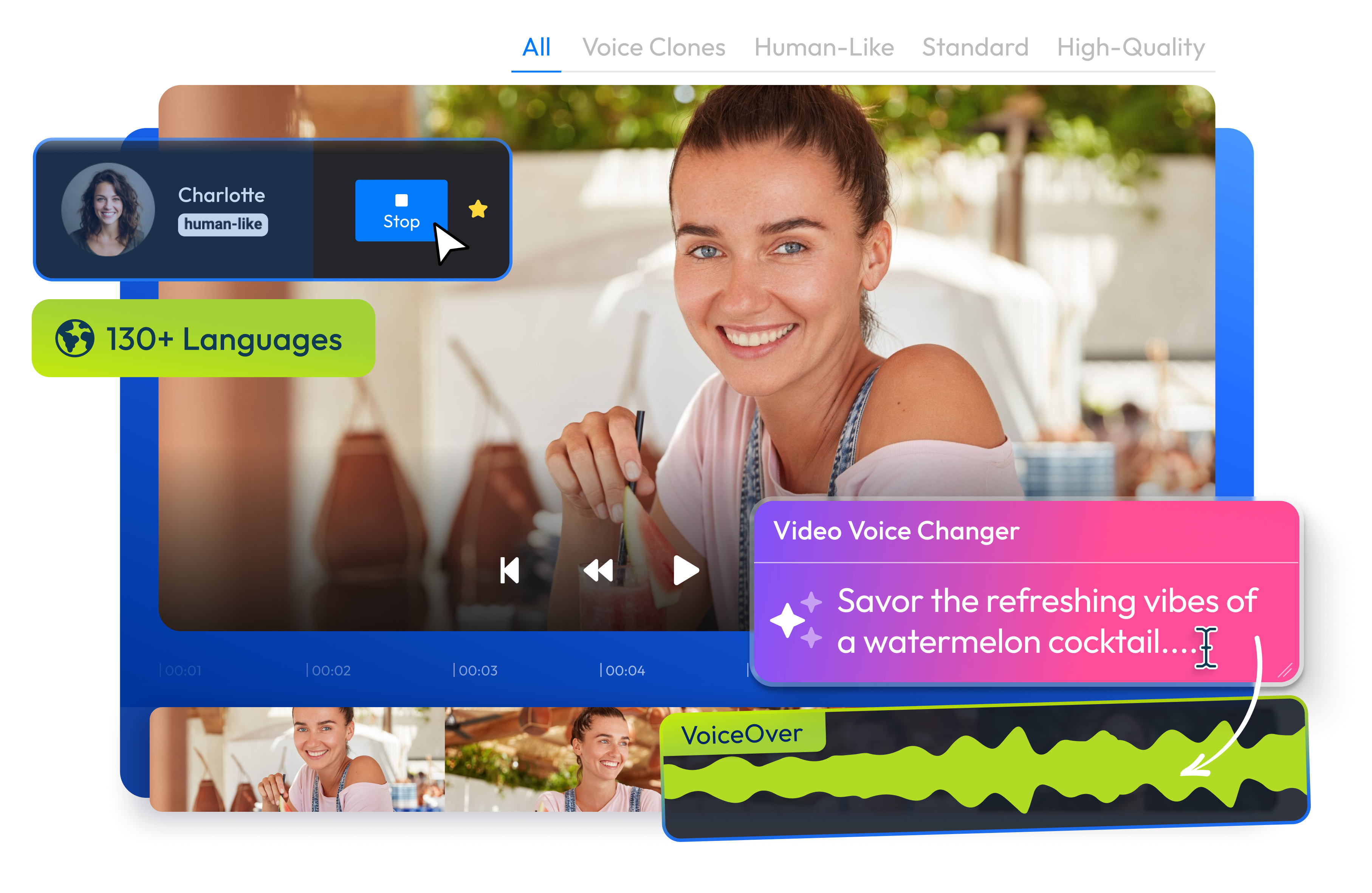 Video Voice Changer | Replace Voices with AI Voiceovers - Flixier