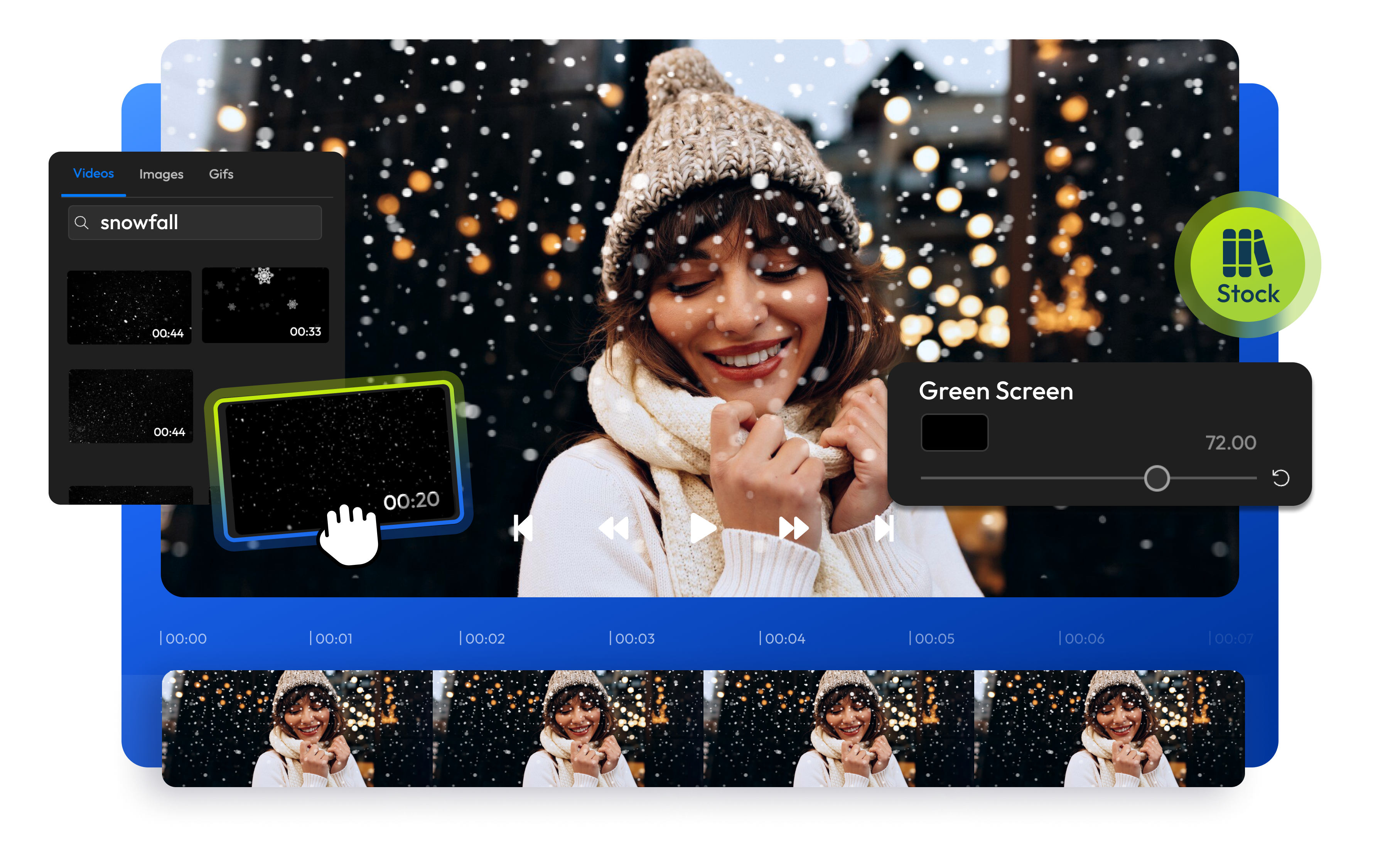 Video Snow Effect | Add Realistic Snow Effect to Video - Flixier