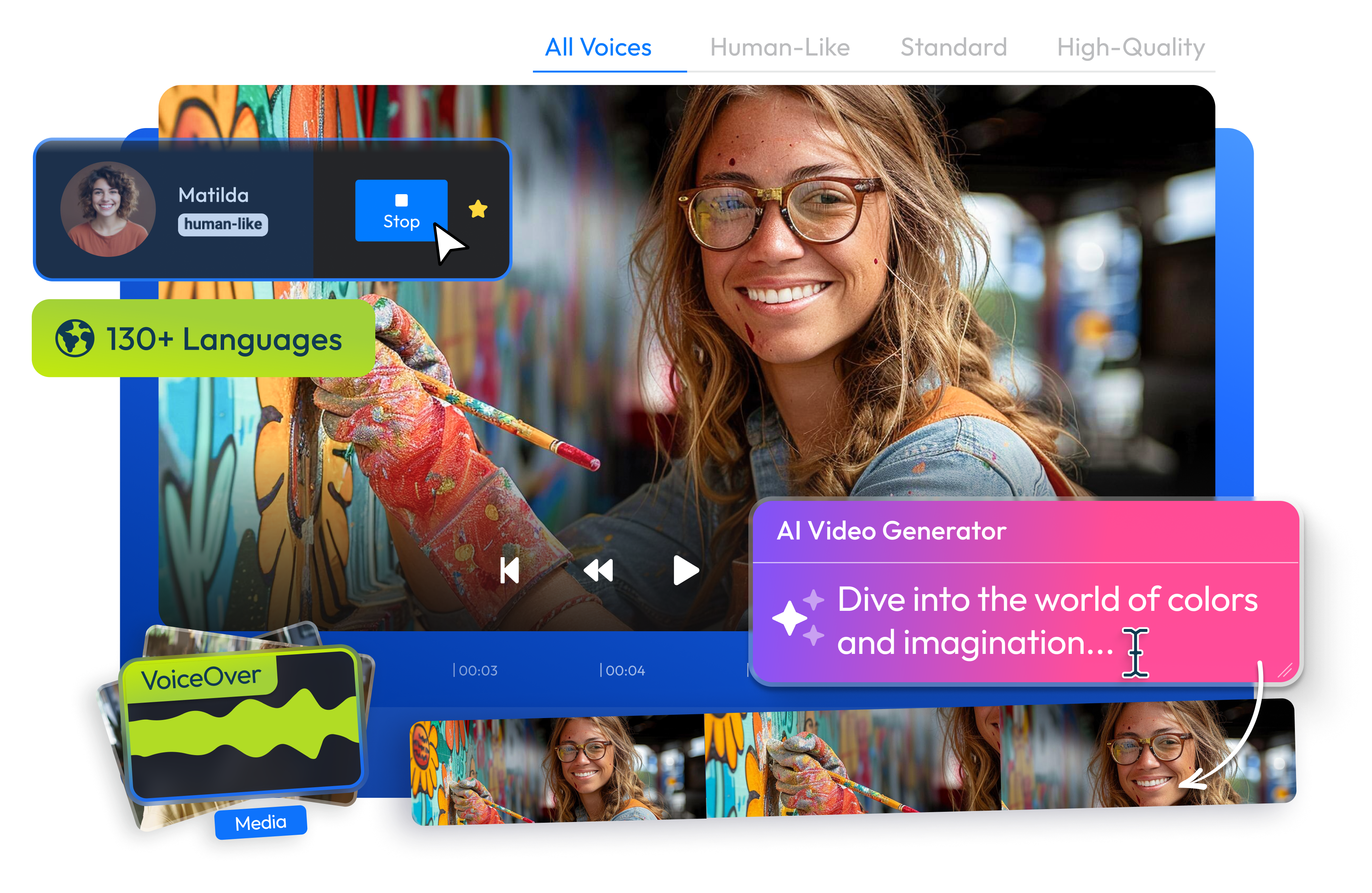 AI Art Video Generator | Generate Video from Text Online - Flixier