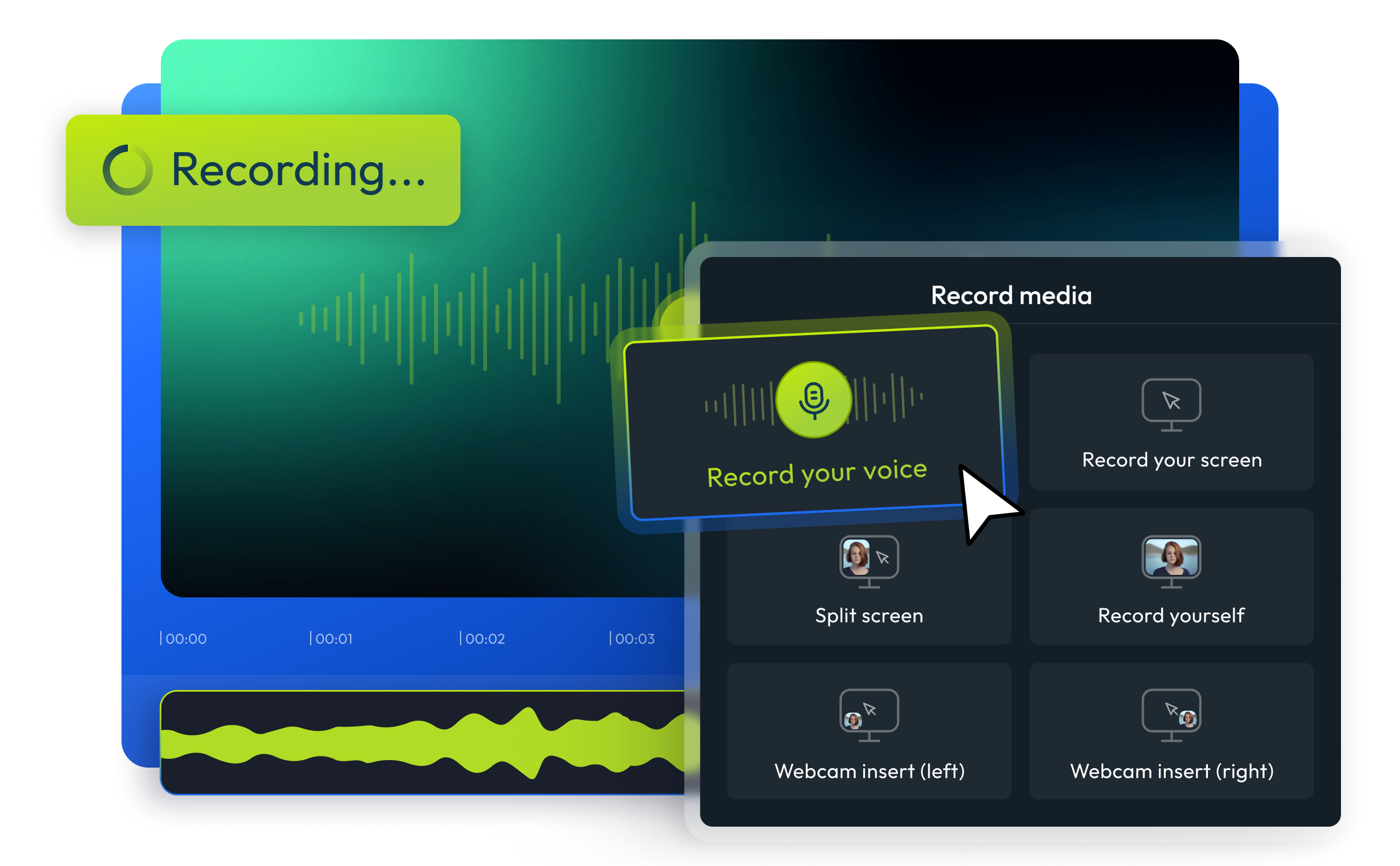 Online Voice Recorder | Record Voice & Audio from Microphone - Flixier
