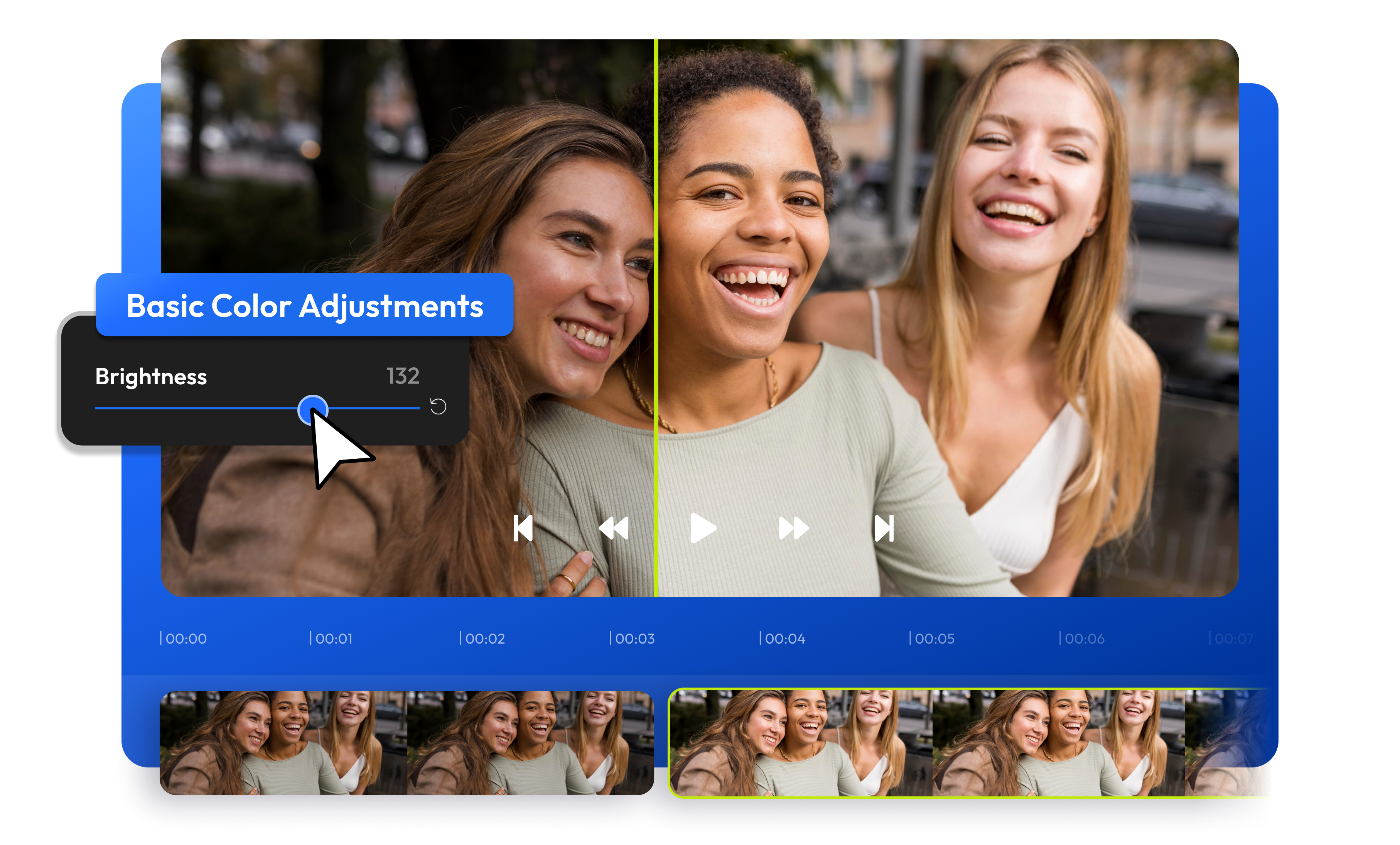 Video Brightness editor | Easy, Online and Fast | Flixier
