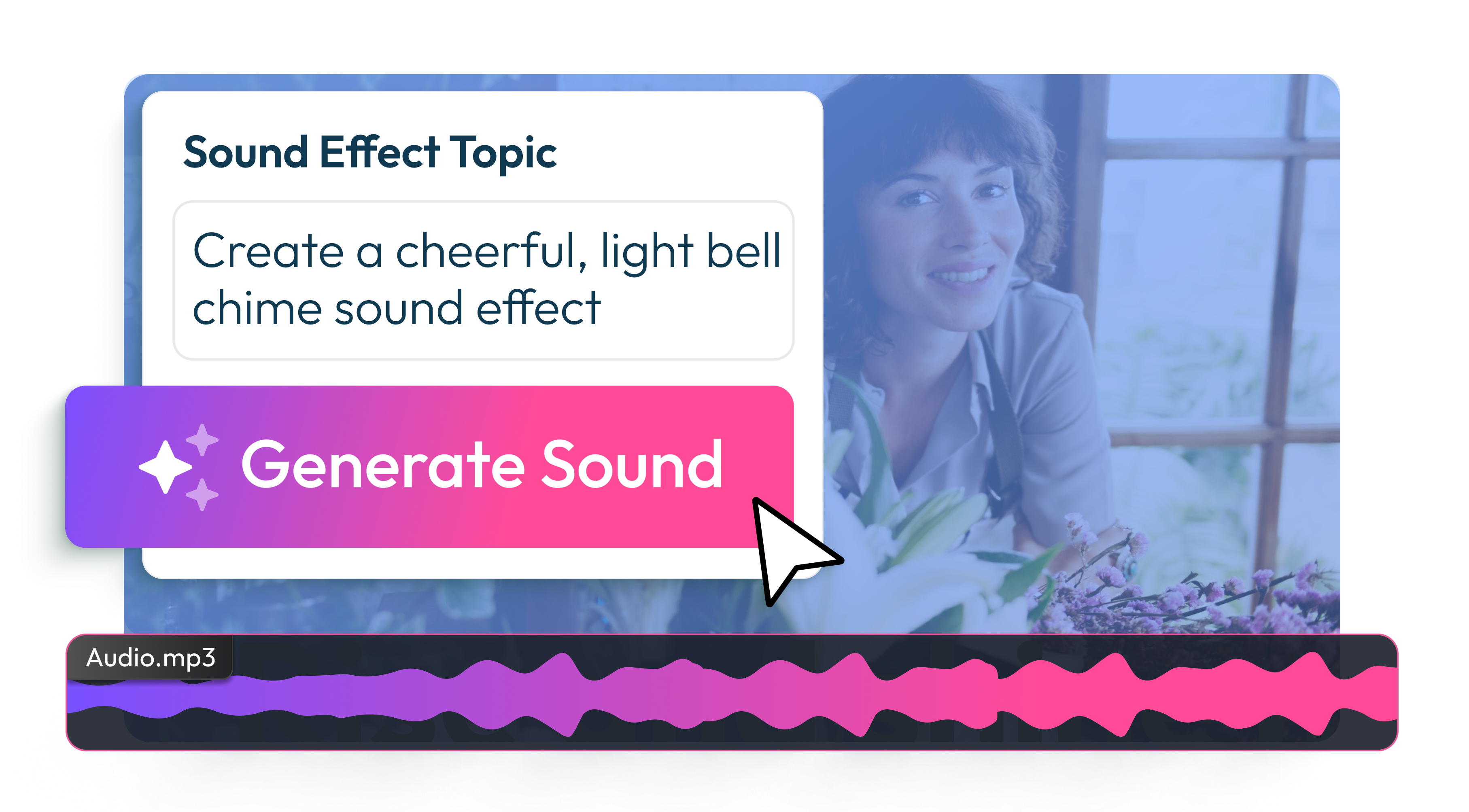 AI Sound Generator - Create Unique AI Audio & Sound Effects - Flixier