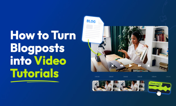 How to turn blog posts into Video Tutorials using AI | Flixier