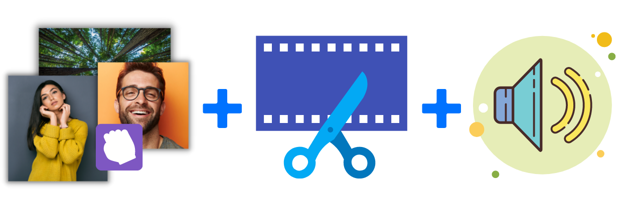 Online photo video maker | Make a video with pictures easily - Flixier